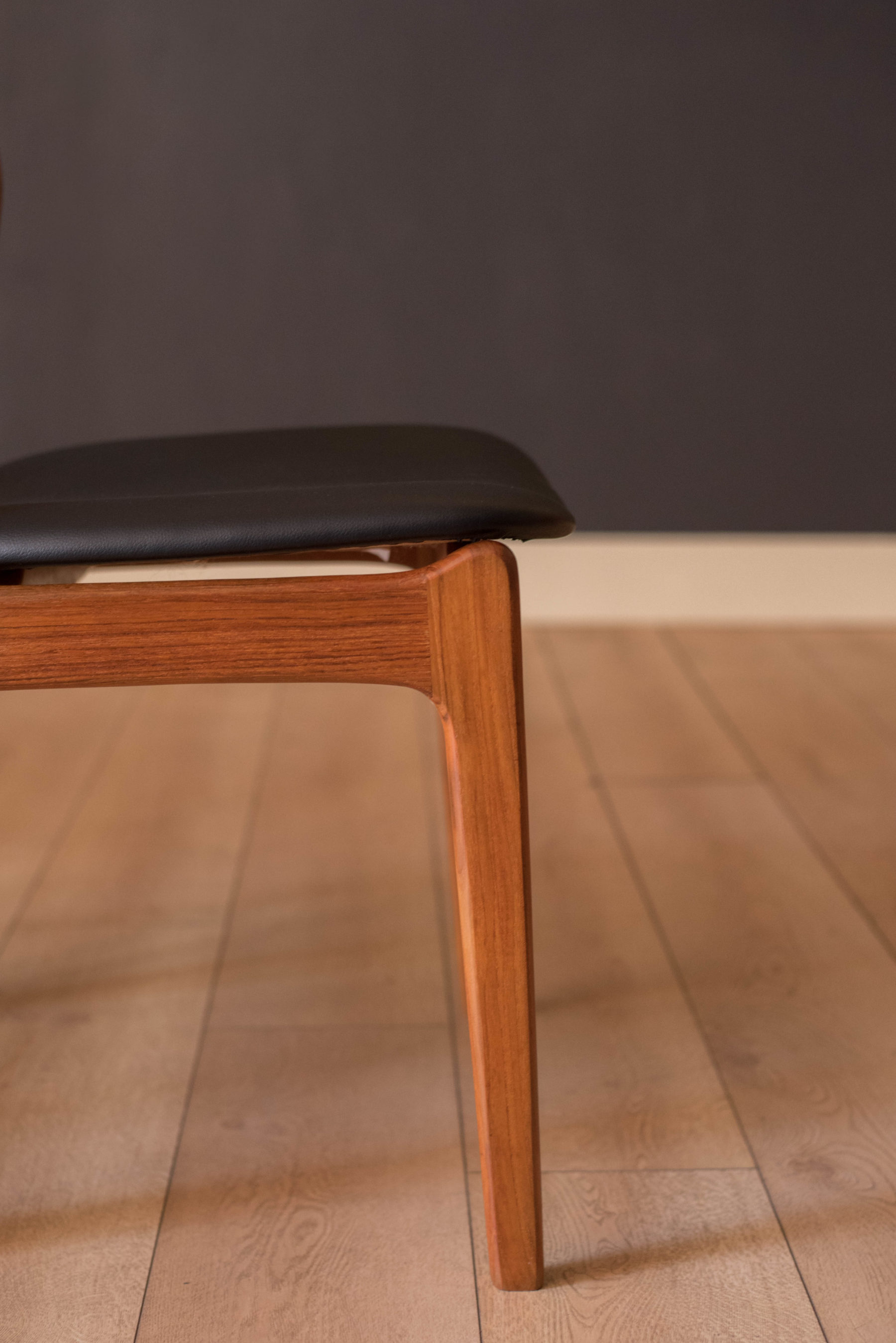 Danish Modern Set of Four Farso Stolefabrik Teak Dining Chairs by P.E ...