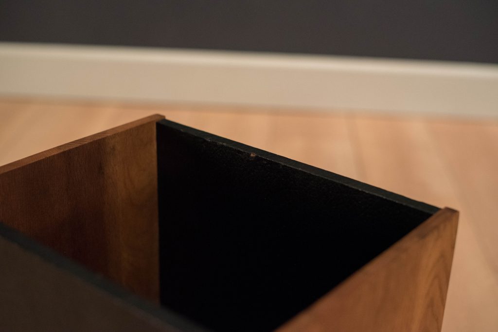 Mid Century Oak Waste Bin - Mid Century Maddist
