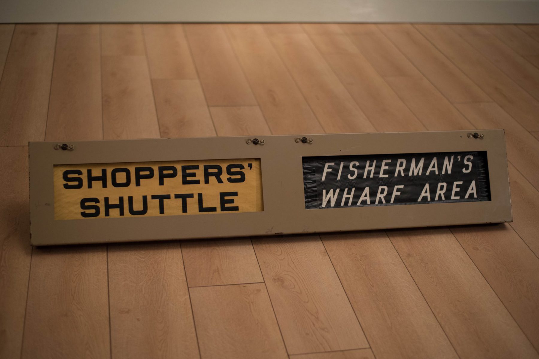 Vintage San Francisco Destination Bus Roll Sign - Mid Century Maddist