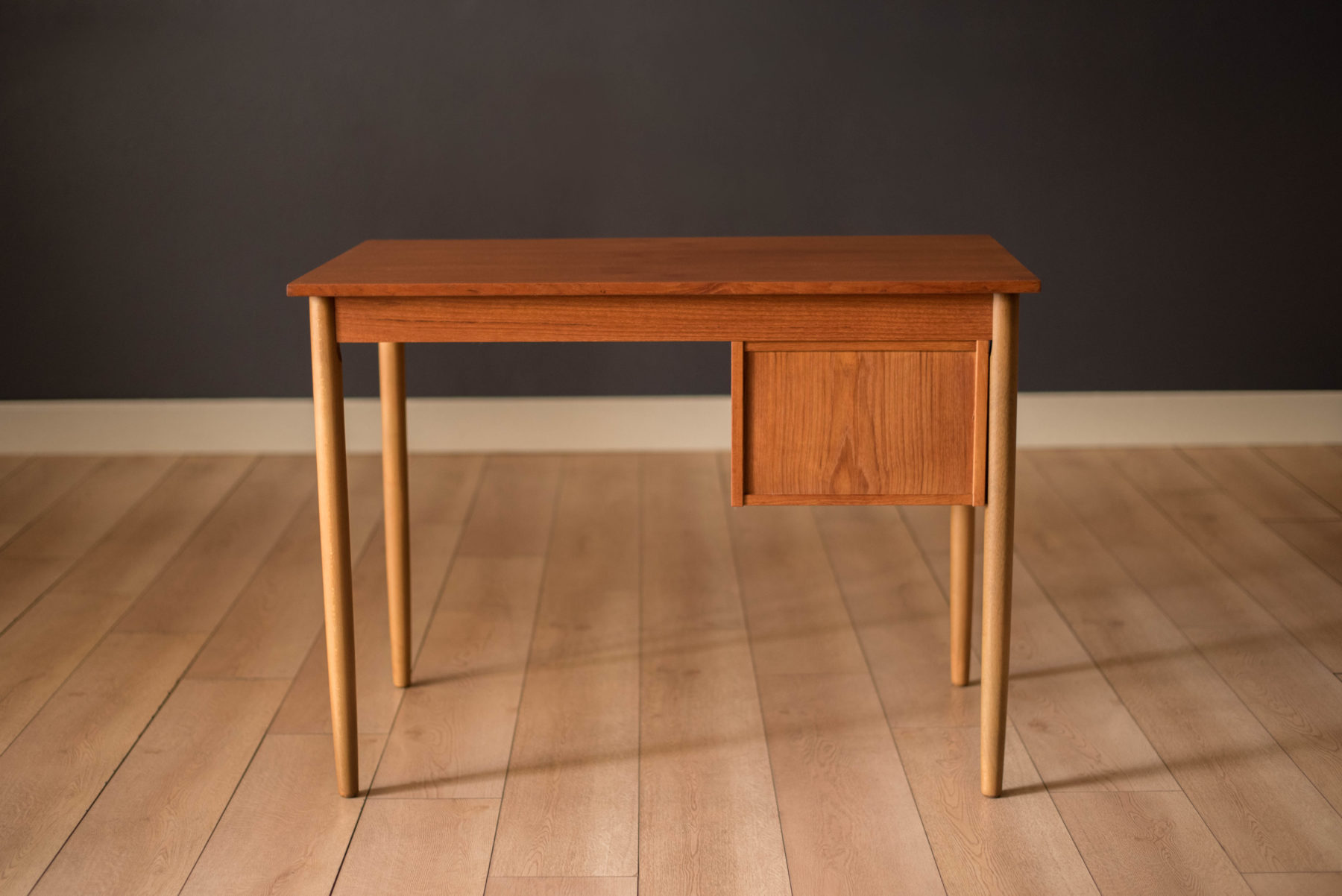 Vintage Teak Danish Writing Desk by Ejsing Mobelfabrik - Mid Century ...