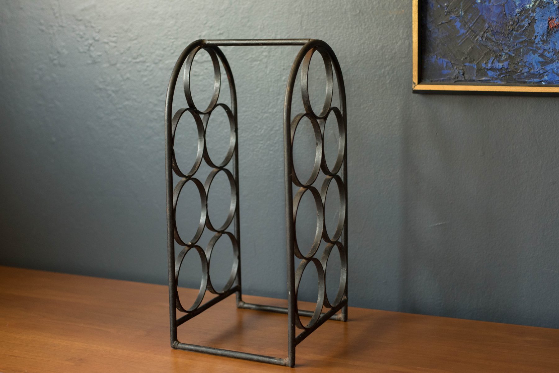 Mid-Century Modern Arthur Umanoff Wine Rack - Mid Century Maddist